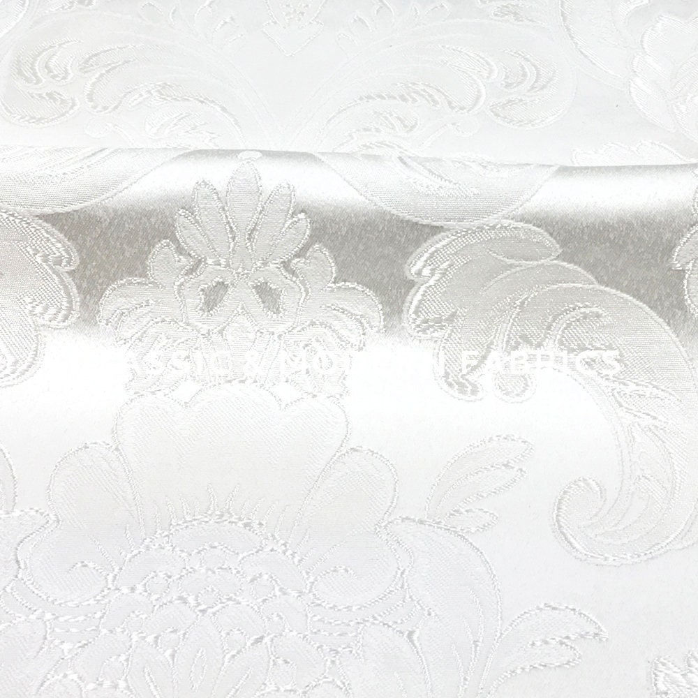 SAMPLE SWATCH 110 Wide Royal Floral Damask Jacquard | Etsy