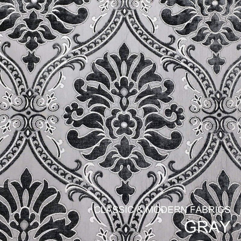 Gray Damask - Etsy