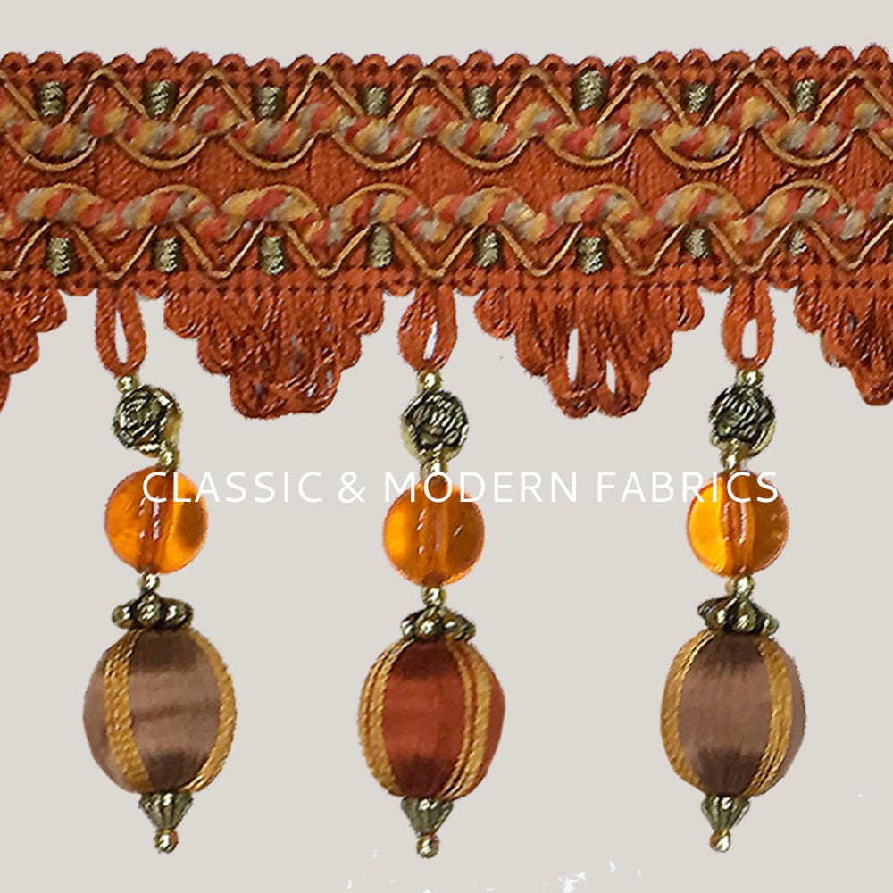 3 1/2 Tassel Ball Fringe Trim / Drapery Upholstery | Etsy