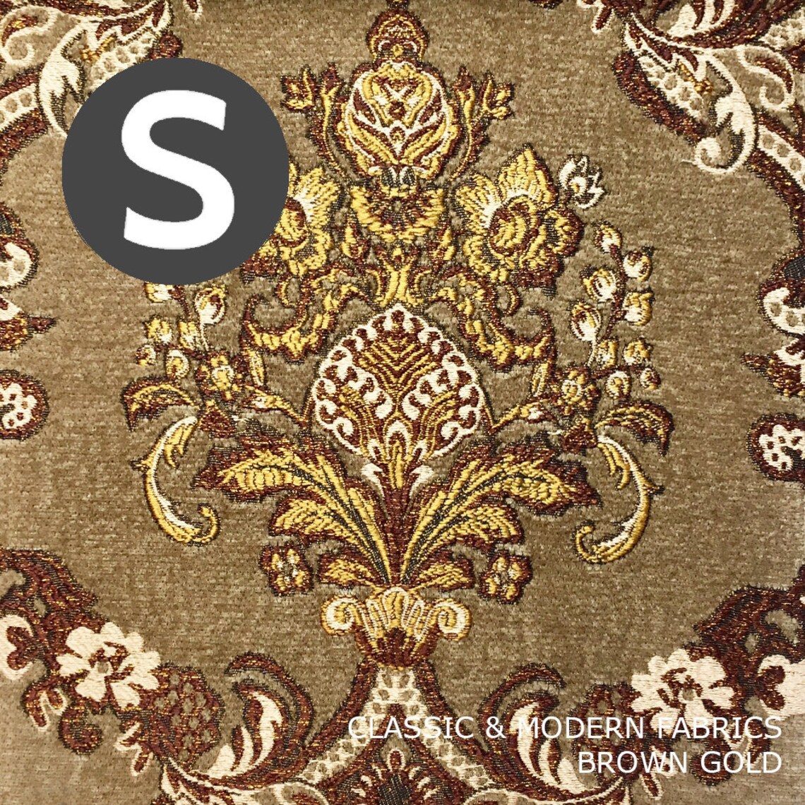 SAMPLE SWATCH - Alexander Classic Luxury Damask Chenille Brocade ...