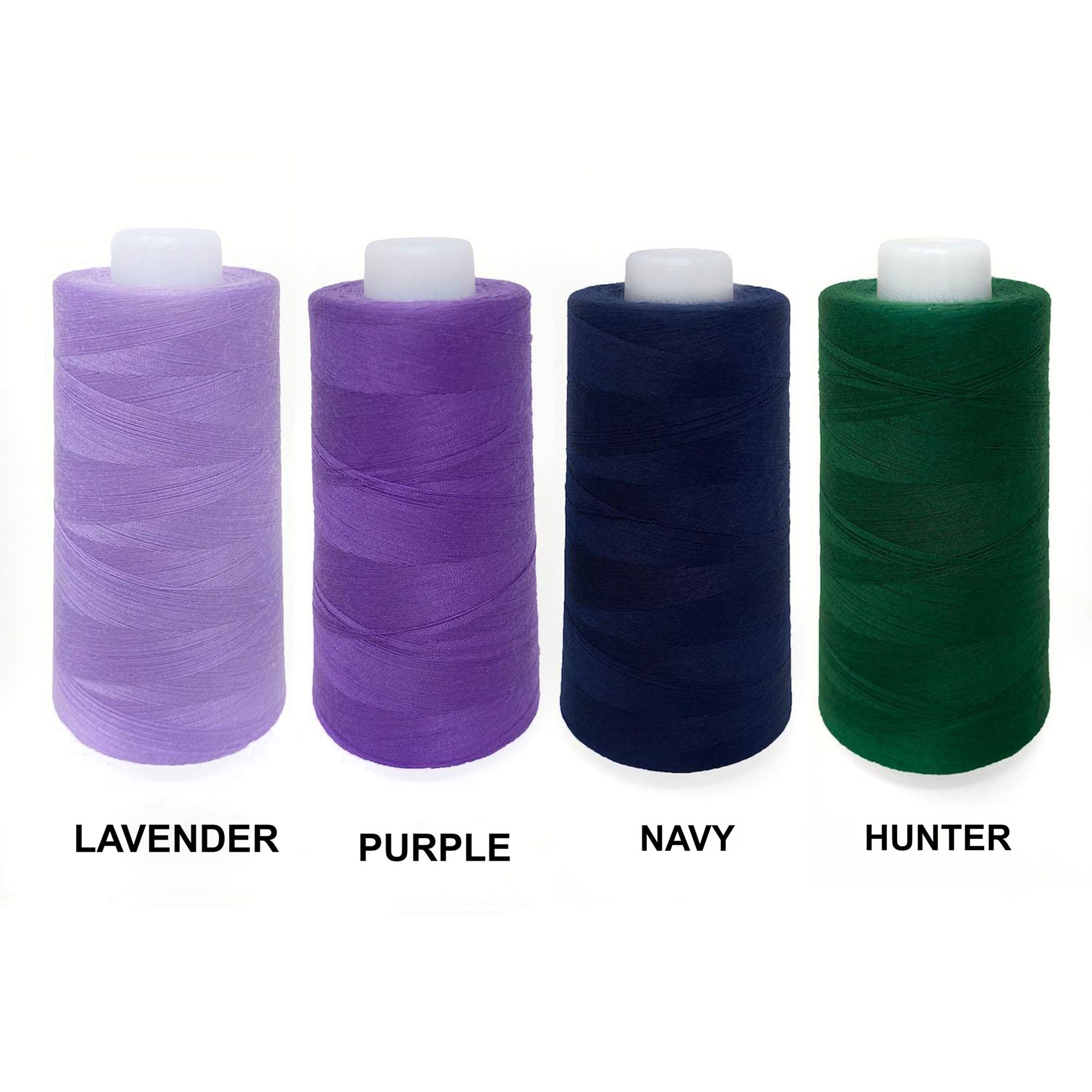 4-LARGE CONES 3000yds Each Sewing Thread Quilting Serger All | Etsy