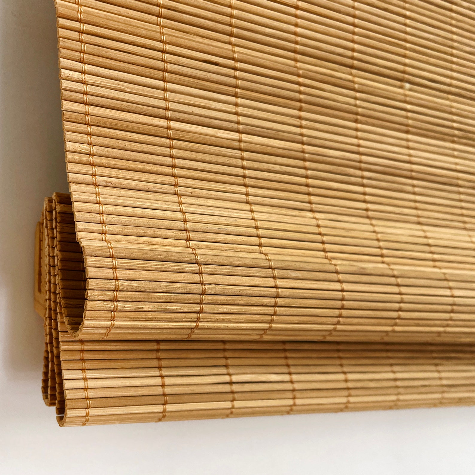 5 COLORS / Cordless Woven Wood Rattan Bamboo Roman Shade Blind ...