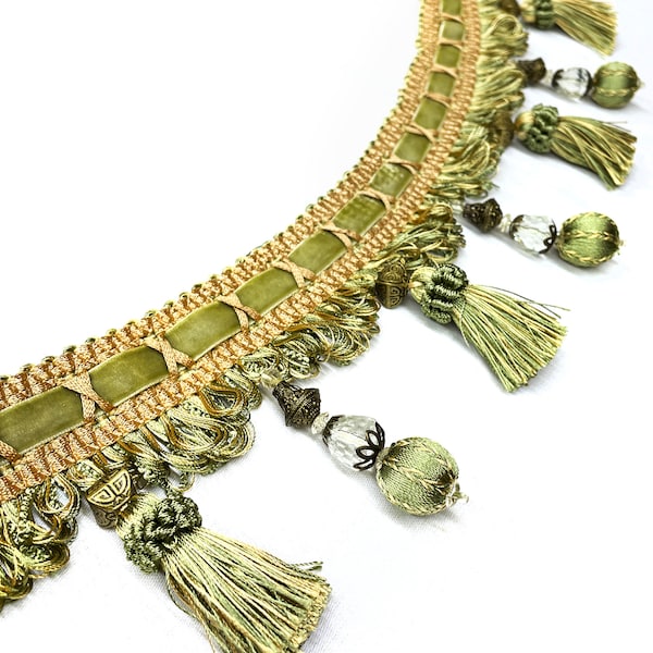 Green and Gold Trim - Etsy