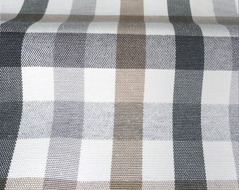 Gray Check Fabric - Etsy