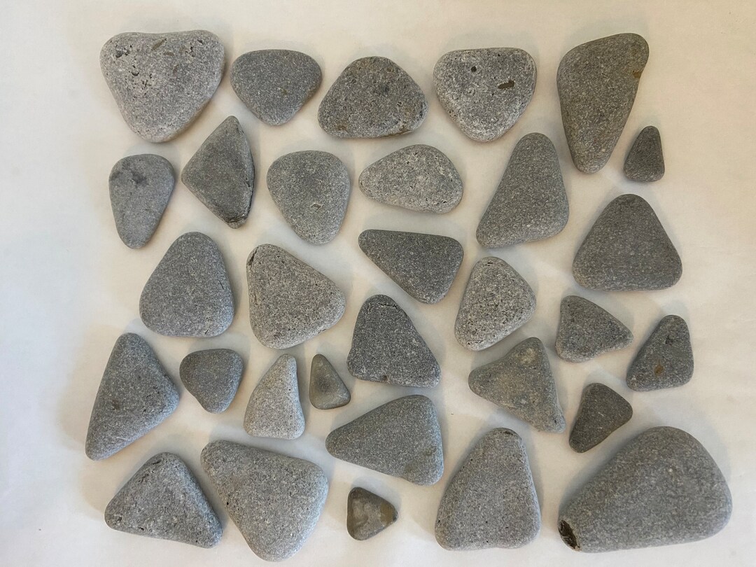 Triangle Beach Stones Flat Rock for Stacking, Painting, Aquariums ...