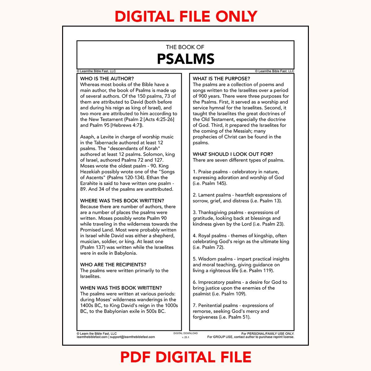 Bible Book Summaries Overview of All 66 Books Bible Study Guide Bible ...