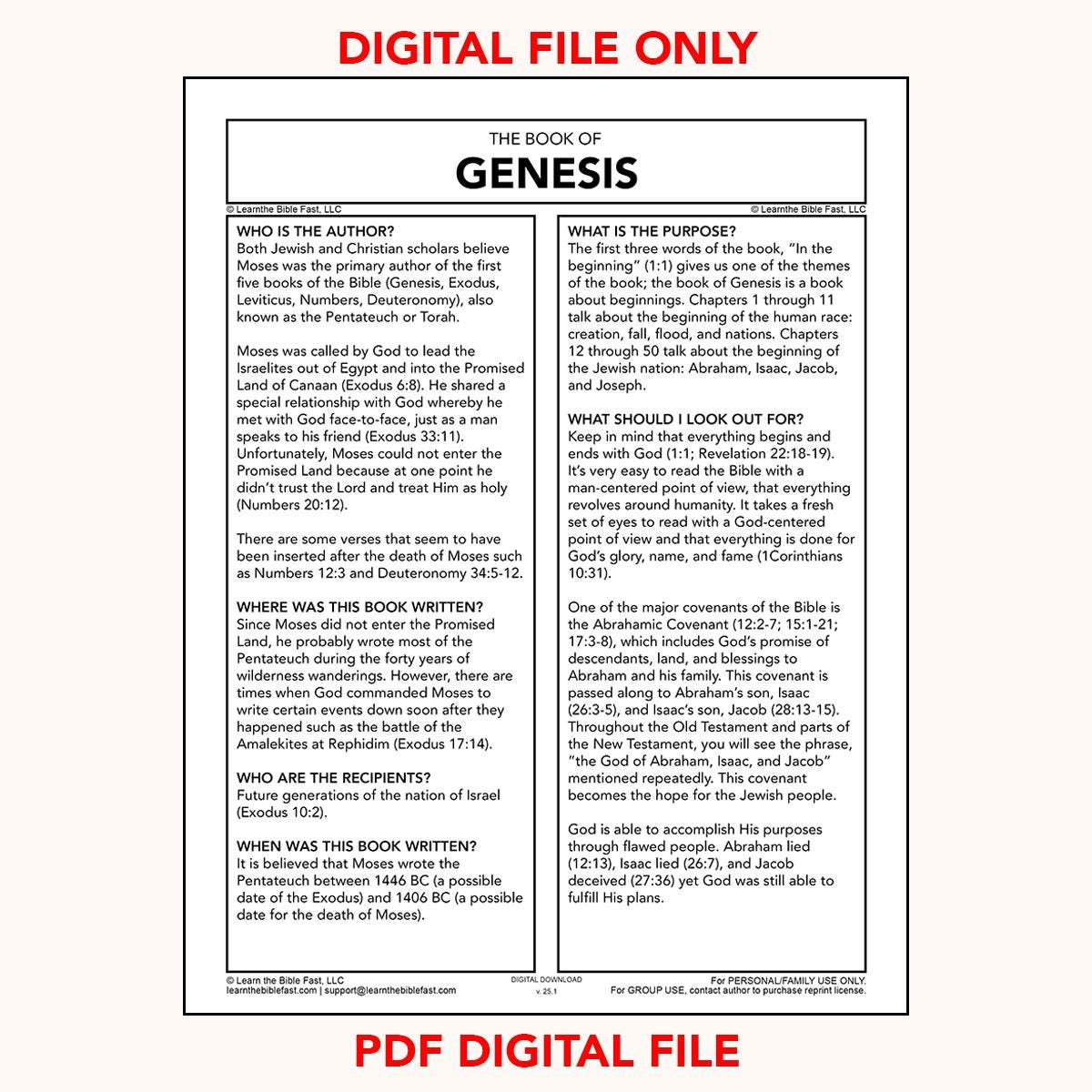 Bible Book Summaries Overview of All 66 Books Bible Study Guide Bible ...