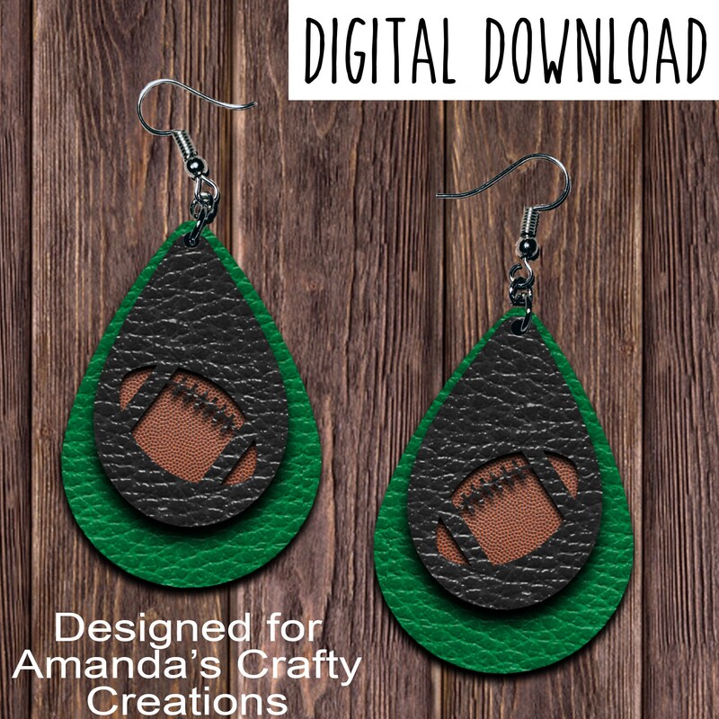 Green Teardrop - Etsy