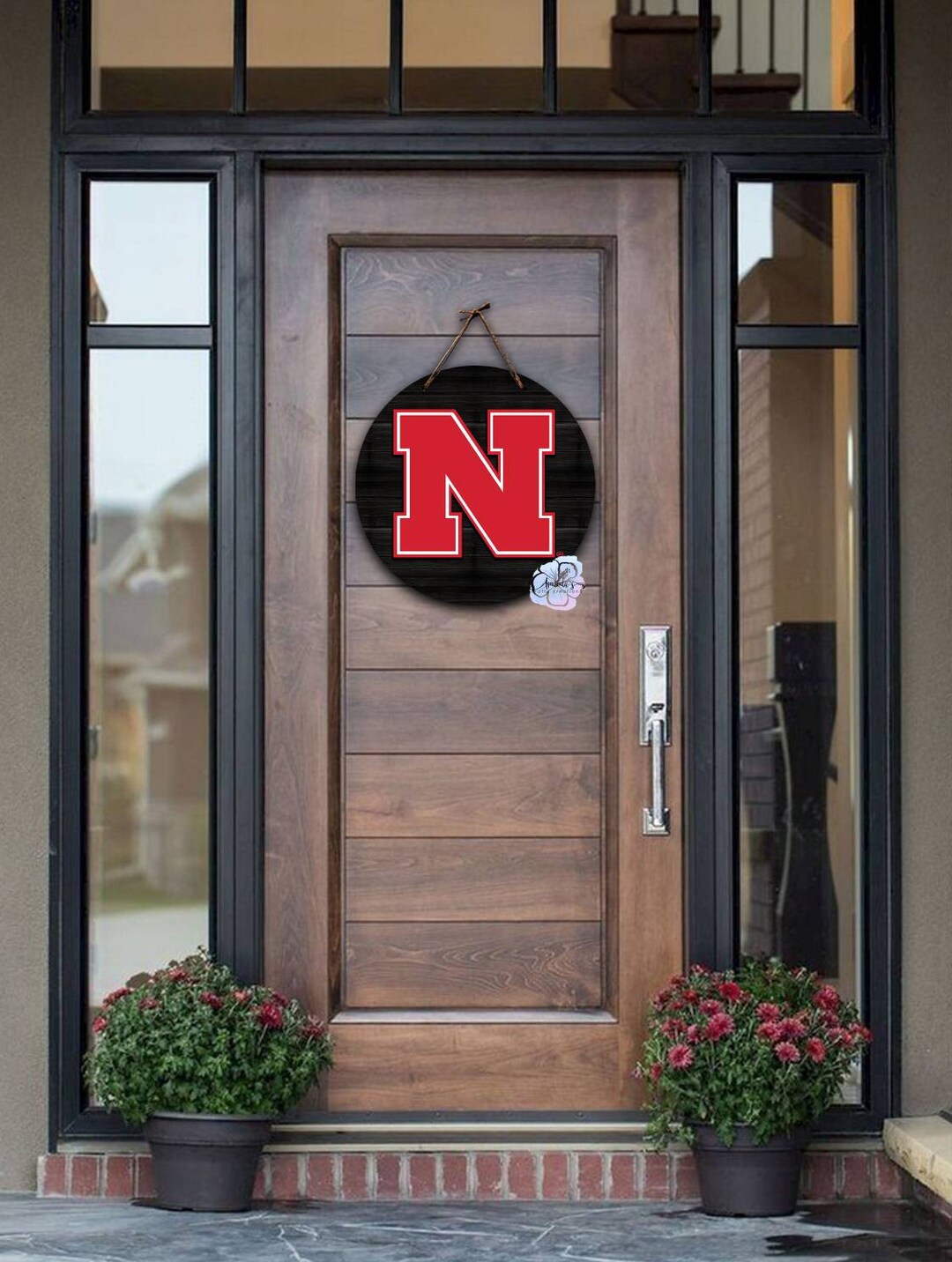 Door Hanger Design, Nebraska Huskers Door Hanger, Nebraska Cornhuskers ...