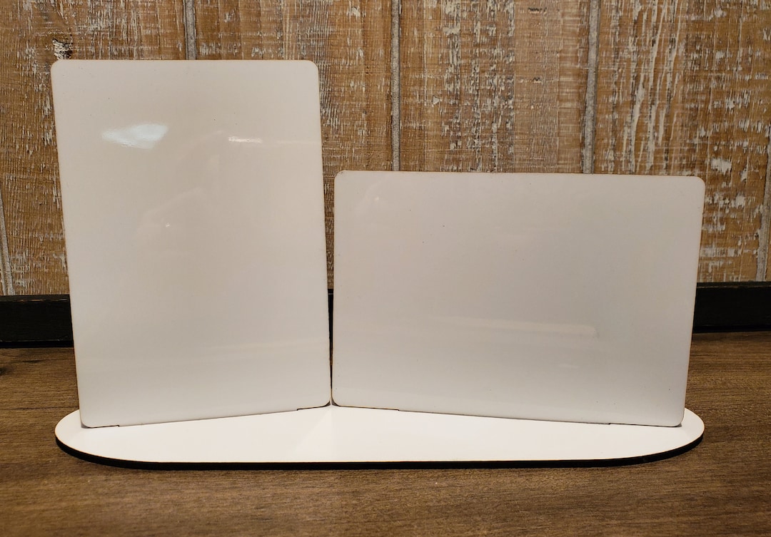 3 Piece Sublimation Desk Photo Stand Hardboard Blanks, Photo ...