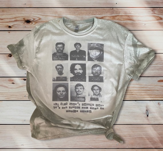 Serial Killer Collage T-shirt Spooky Shirt True Crime the - Etsy