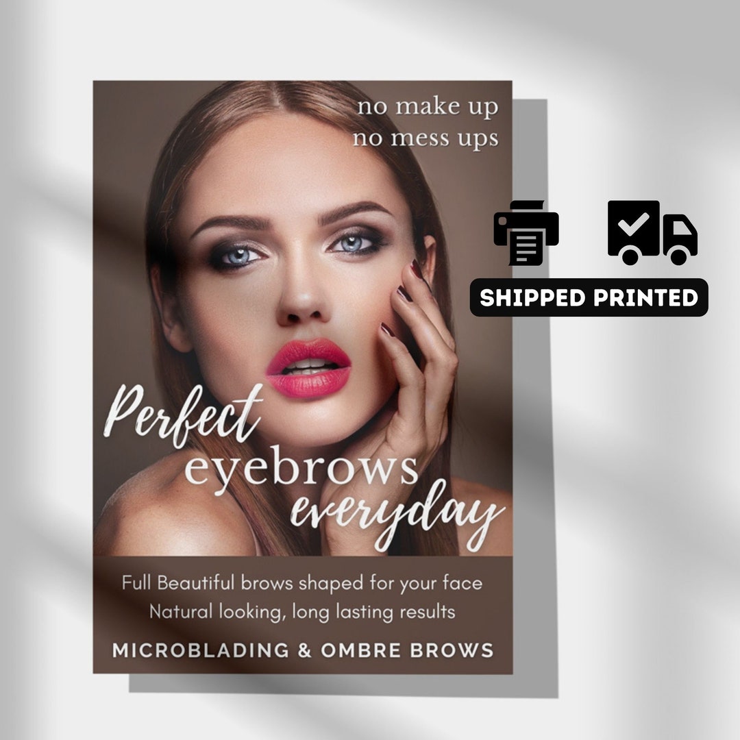 Microblading + Ombre Brows Poster SMPU Microblade Printed - A5 A4 A3 A2 ...