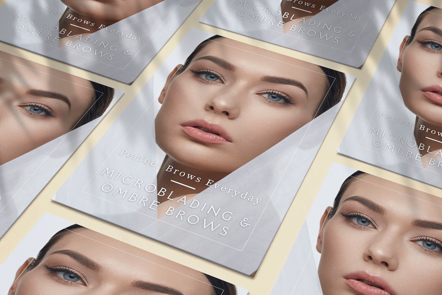 Microblading + Ombre Brows Poster SMPU Microblade Printed - A5 A4 A3 A2 ...