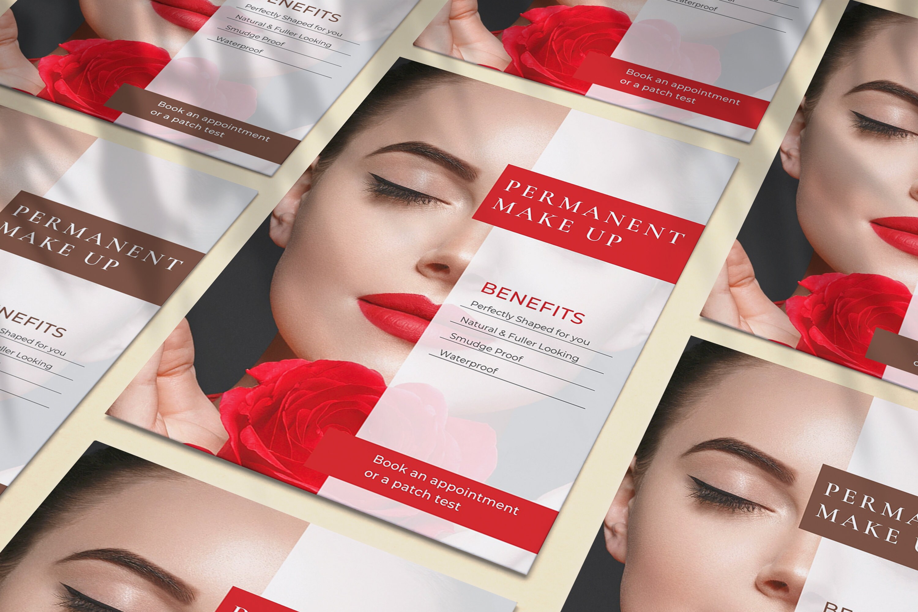 Microblading Poster PRINTED & SHIPPED: 2 Colours - Beauty Salon Flyer ...