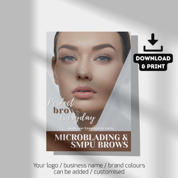 Microblading Poster - Etsy