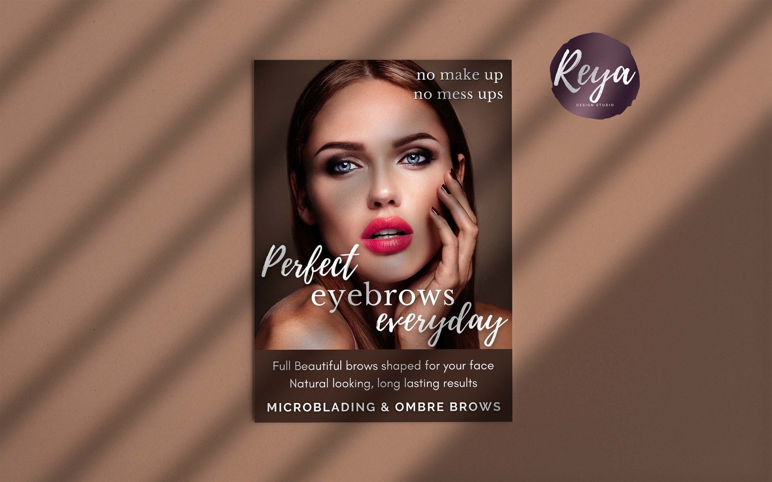 Microblading + Ombre Brows Poster SMPU Microblade Printed - A5 A4 A3 A2 ...