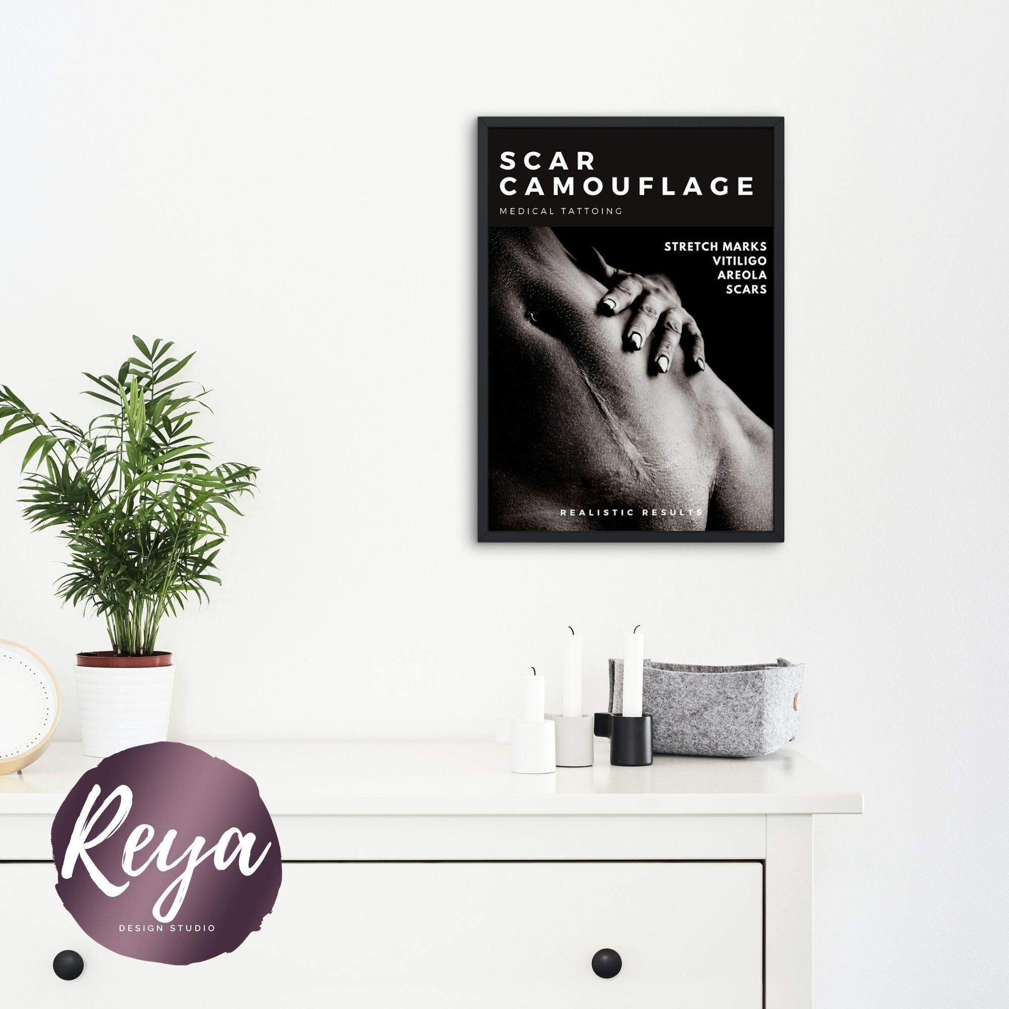 Scar Camouflage Poster PRINTED- A5 A4 A3 A2 A1 Print - Flyer ...