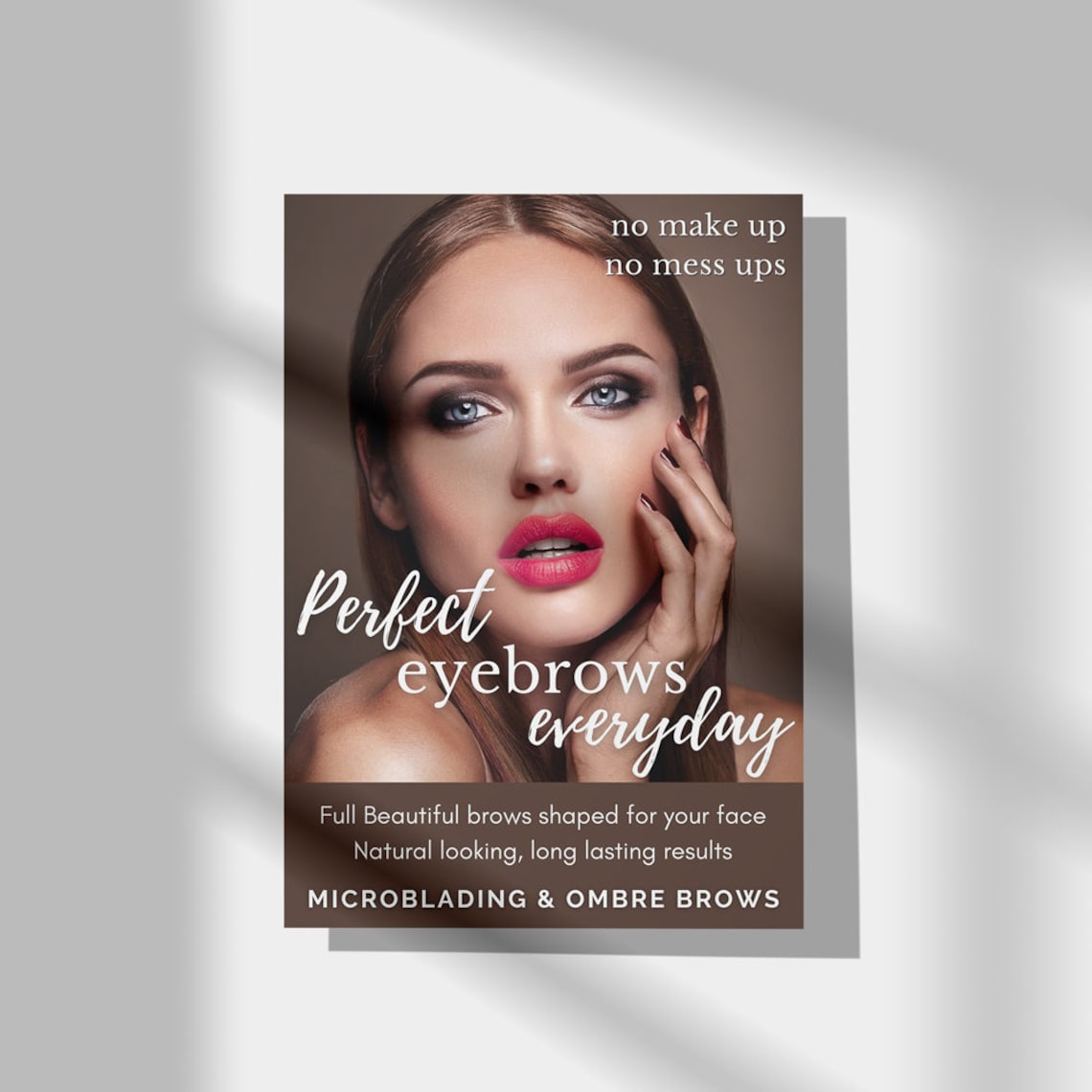 Microblading + Ombre Brows Poster SMPU Microblade Printed - A5 A4 A3 A2 ...