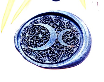 Moon wax seal | Etsy