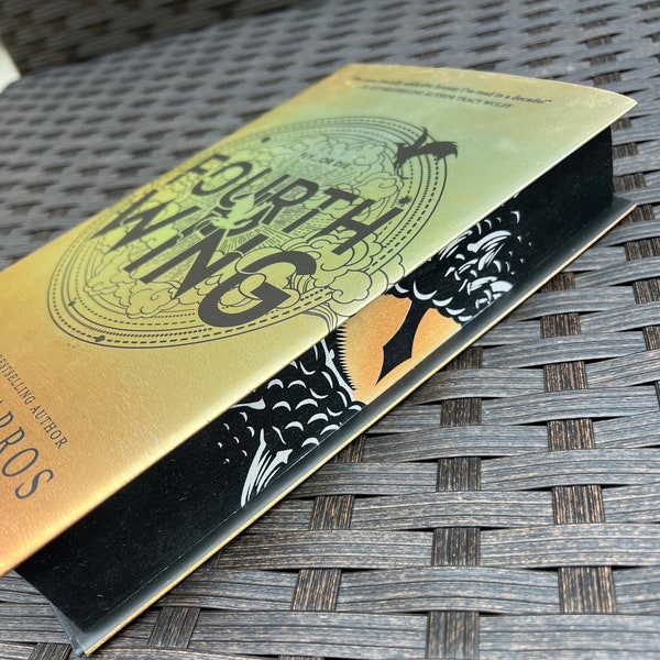 Fourth Wing Book Sprayed Edge - Etsy