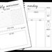 Daily Planner Printable Undated Multiple Printable Sizes | Etsy