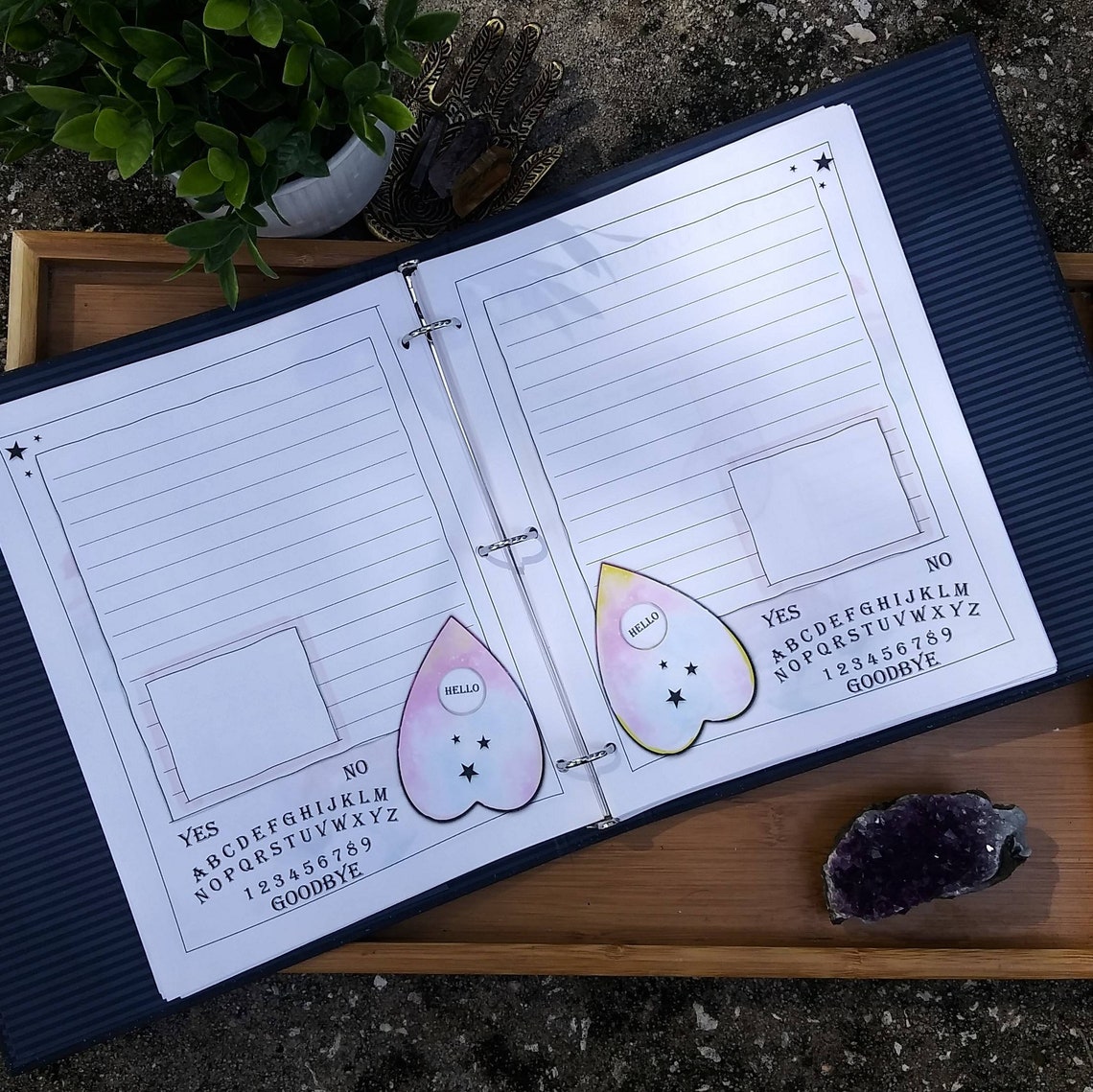 Spirit Board Pages Book of Shadows Pages / Mystic Smoke - Etsy