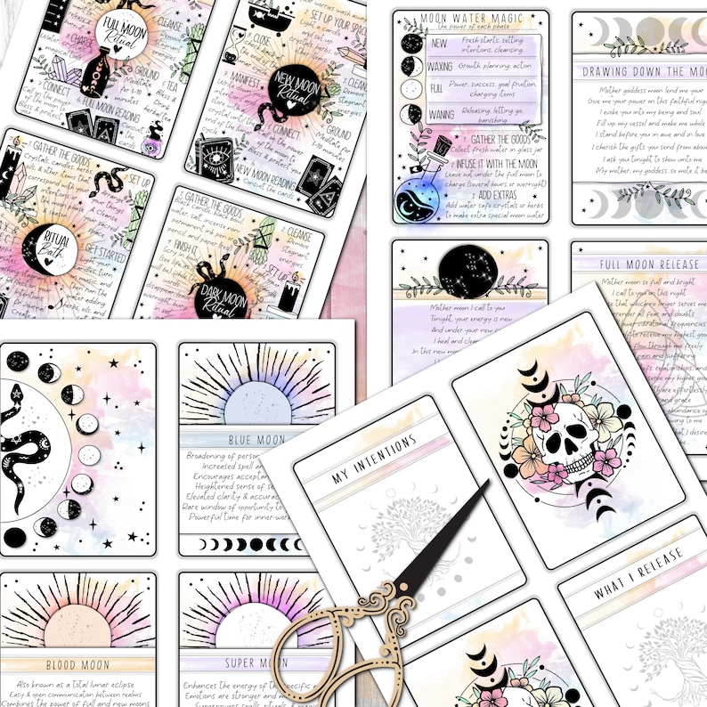 The Ultimate Moon Journal Moon Phase Planner Manifesting - Etsy