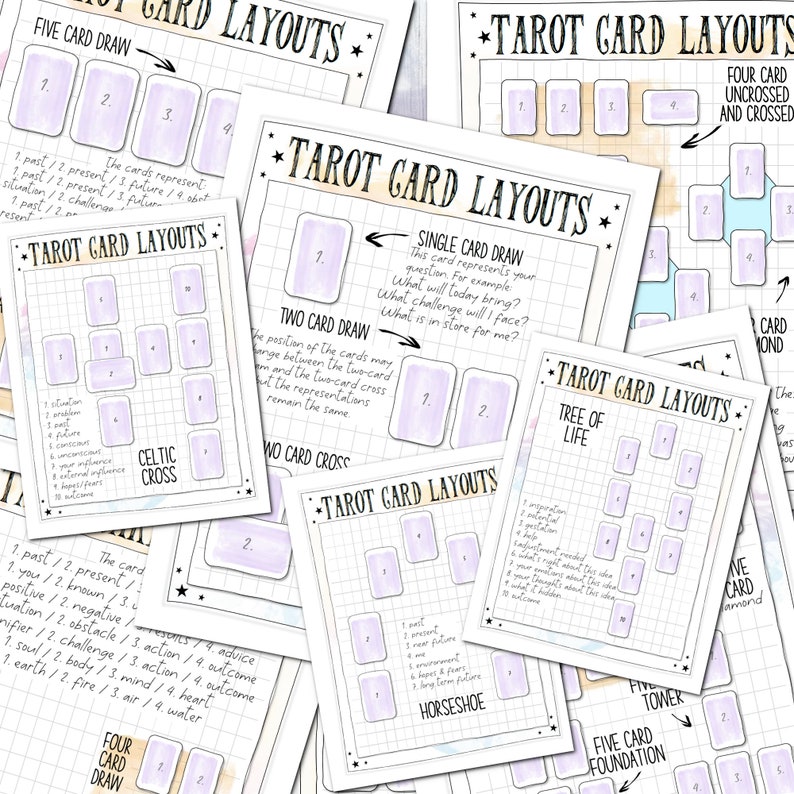 The Ultimate Tarot Journal | Study Worksheets | Meaning ...