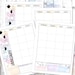 Rainbow Galaxy Printable Planner Kit Monthly Daily Weekly Goal Planner ...