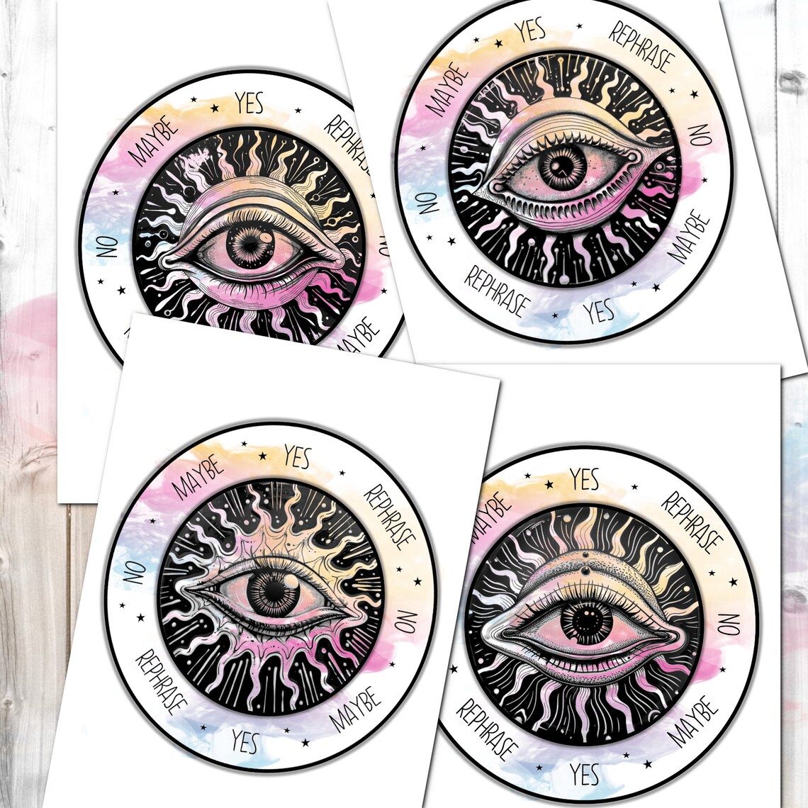 Mystic Smoke Printable Altar Board Kit | Pendulum Board | Altar Board ...