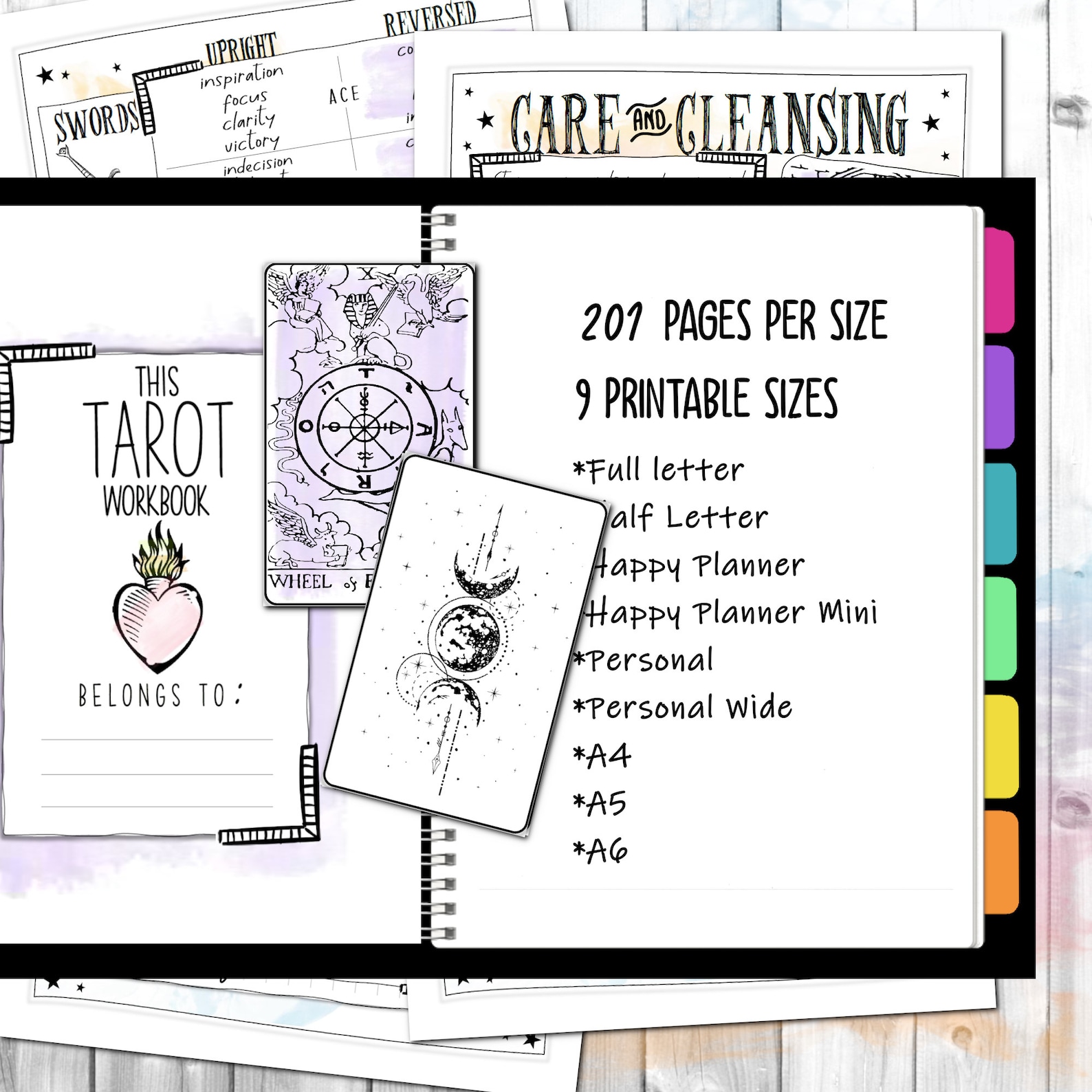 The Ultimate Tarot Journal | Study Worksheets | Meaning ...
