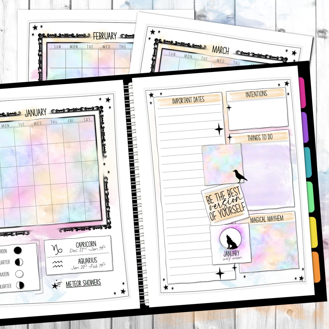 Undated Calendar | Monthly Overview | Lunar Calendar | Astronomical ...