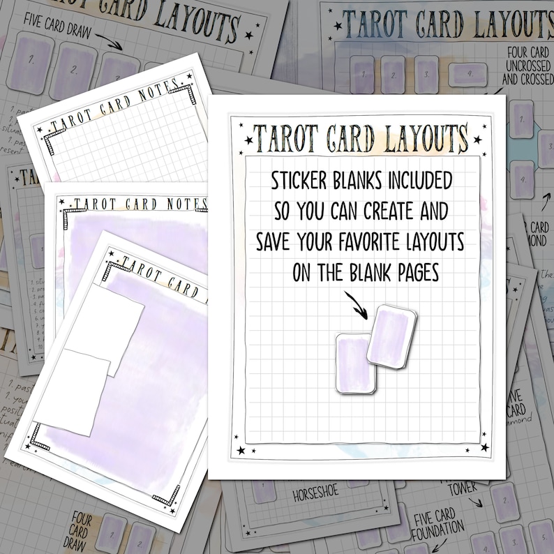 The Ultimate Tarot Journal | Study Worksheets | Meaning ...