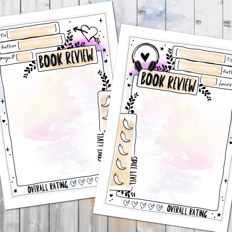 Spicy Reading Journal | Adult Book Planner | Bookshelf Reading Tracker ...