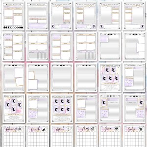 The Ultimate Moon Journal | Moon Phase Planner | Manifesting | Moon ...