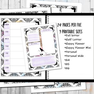 Weekly Planner Printable | 3 Unique Layouts | Styled and Blank ...