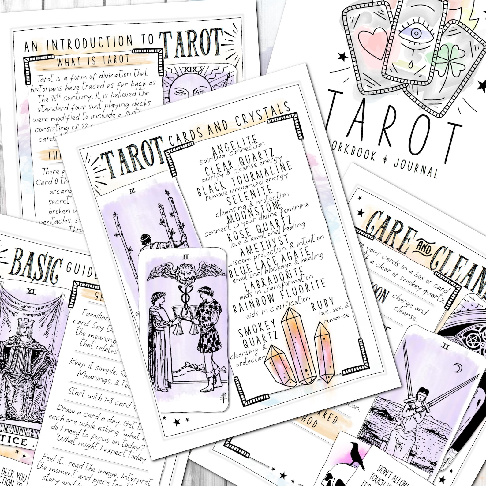 The Ultimate Tarot Journal | Study Worksheets | Meaning ...
