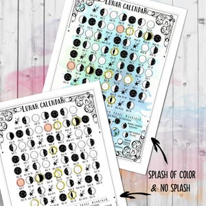 2025 Lunar Calendar Northern Hemisphere | Moon Phase Meaning ...