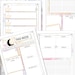 Rainbow Galaxy Printable Planner Kit Monthly Daily Weekly Goal Planner ...