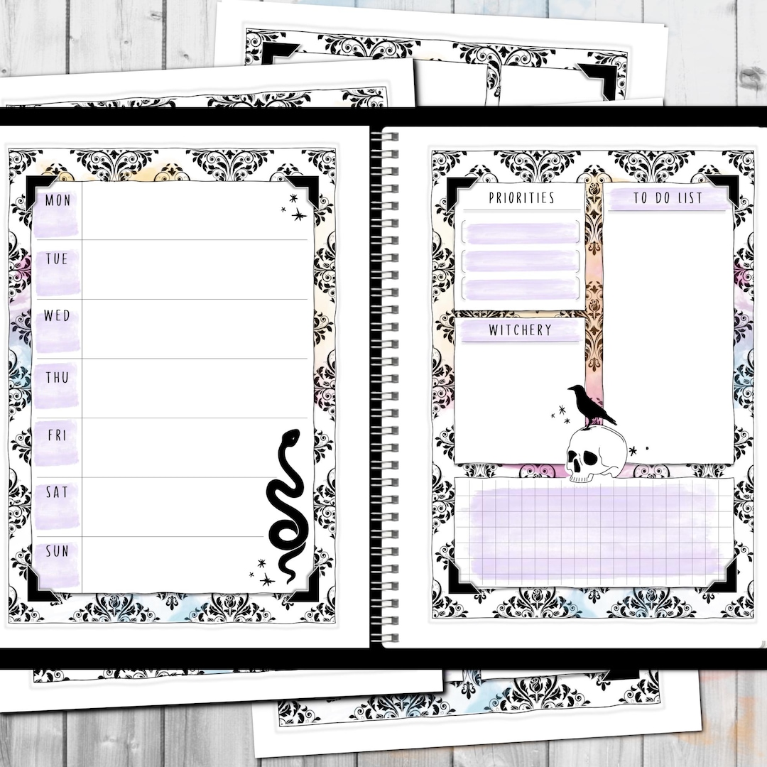 Weekly Planner Printable | 3 Unique Layouts | Styled and Blank ...