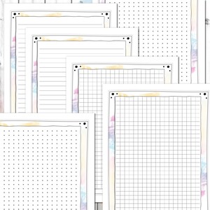 Rainbow Galaxy Printable Planner Kit | Monthly | Daily | Weekly | Goal ...