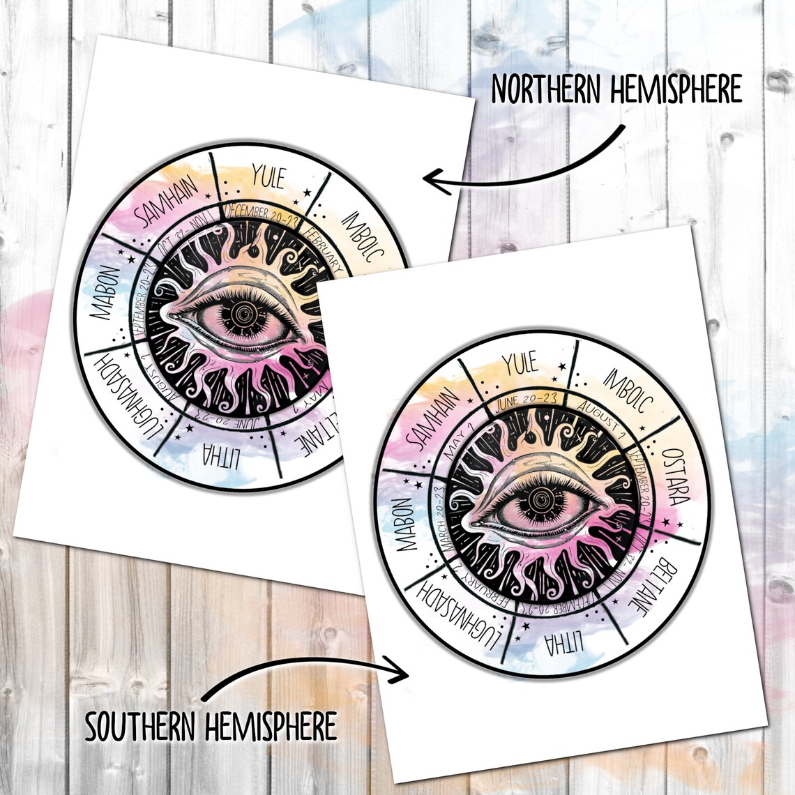 Mystic Smoke Printable Altar Board Kit | Pendulum Board | Altar Board ...