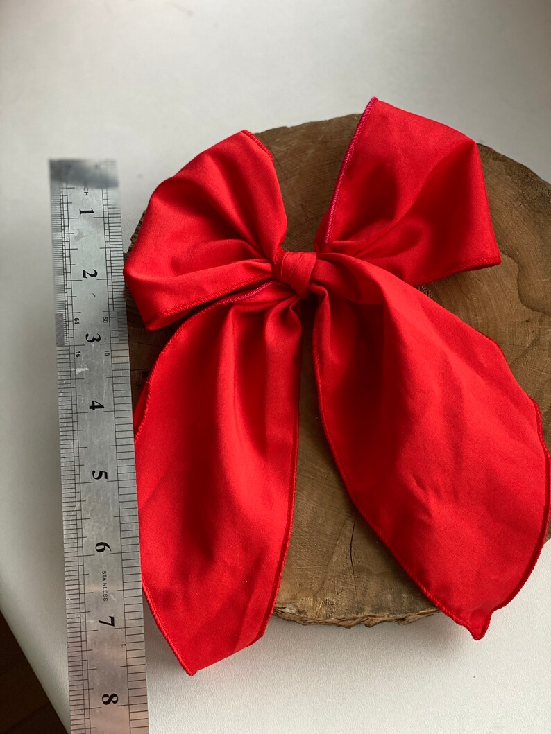 Red Hair Sailor Bow Red Toddler Bow Hair Bow Gfr Girls | Etsy