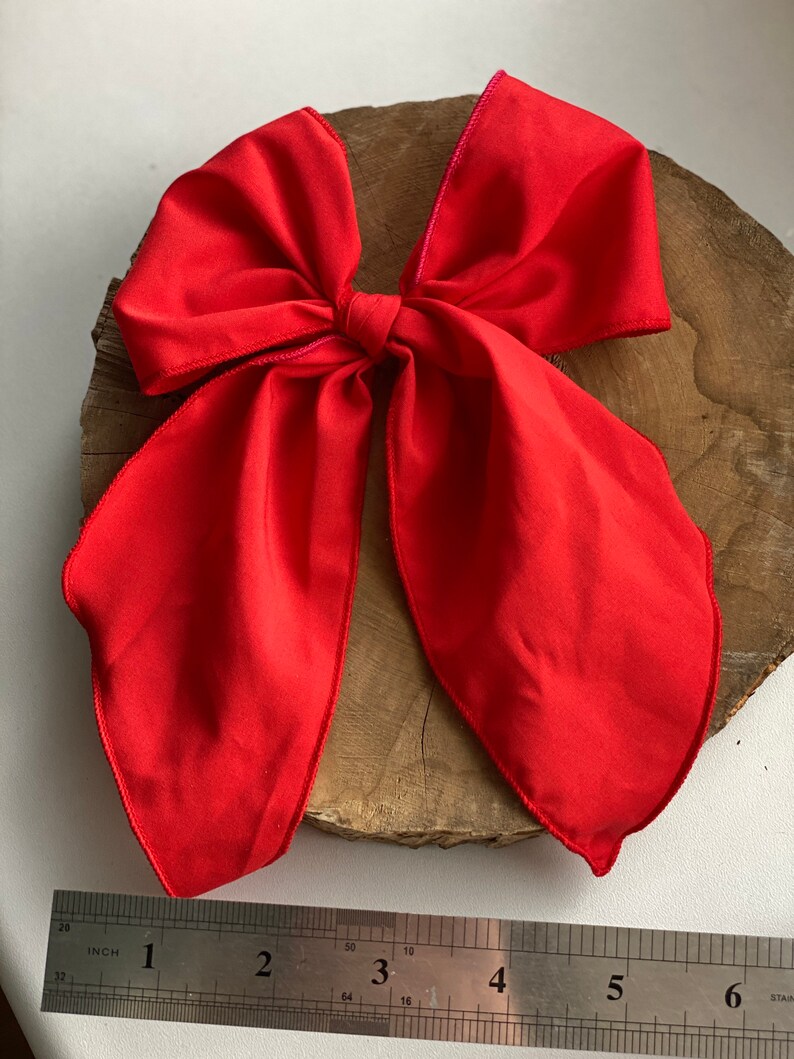 Red Hair Sailor Bow Red Toddler Bow Hair Bow Gfr Girls | Etsy