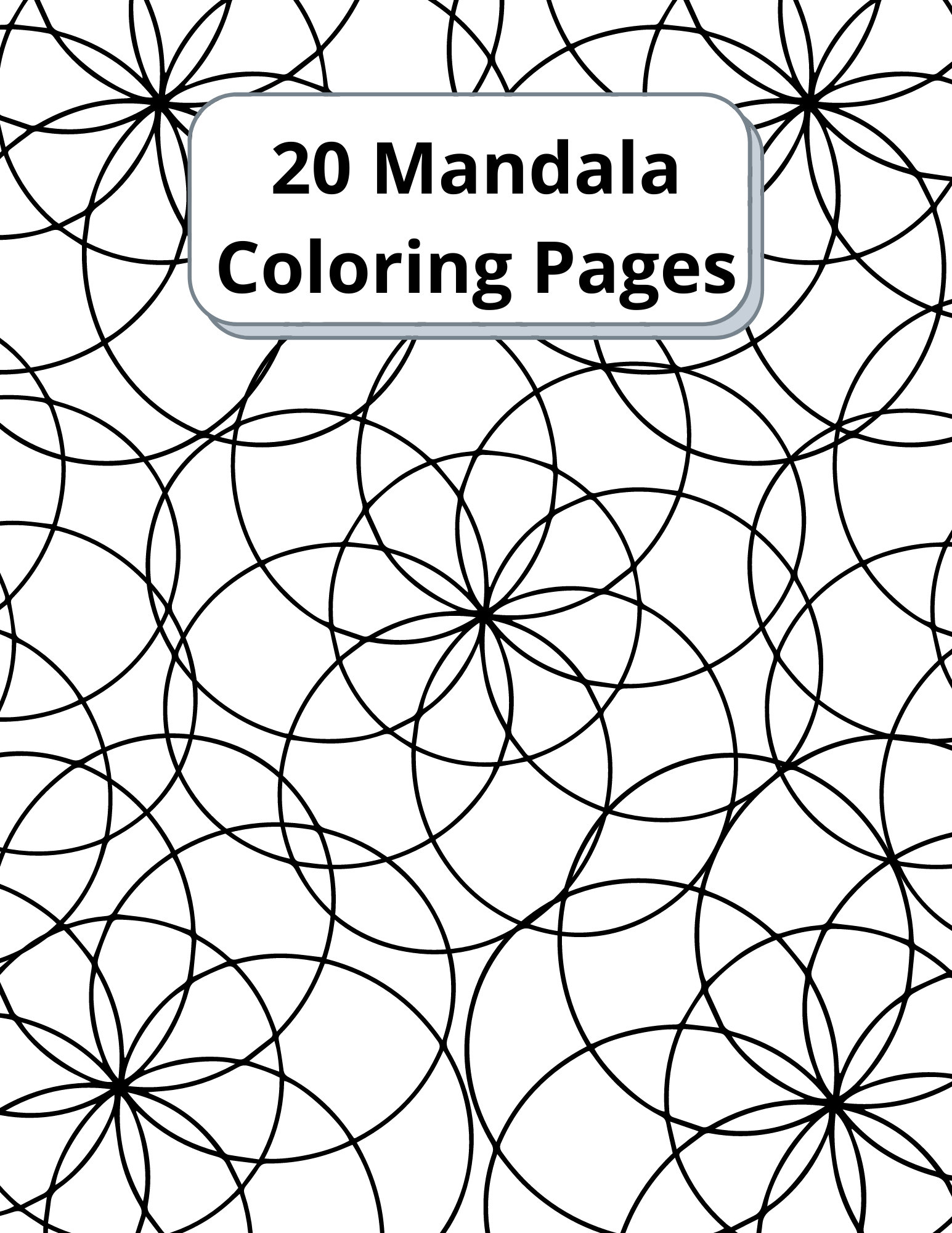 20 Beautiful and Relaxing Mandala Coloring Pages to Downloand - Etsy