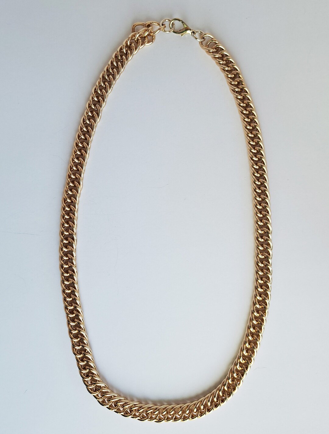 Heavy Gold Chain Necklace or Belt - 35" Length, 1/2" Width, Weighs 3.5 ...