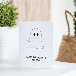 Funny Ghost Birthday Card, Haunted Birthday Gift for Him or Her - Etsy ...