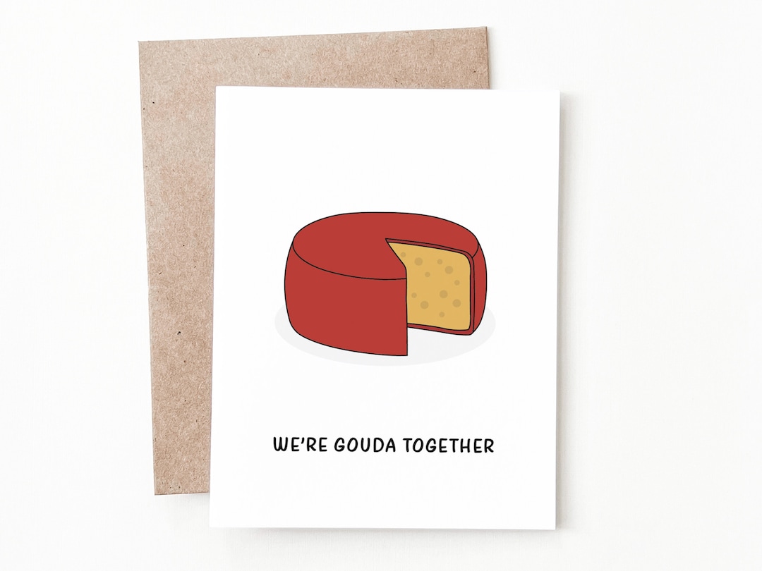 Funny Anniversary Card for Cheese Lover, Cheesy Anniversary Gift - Etsy