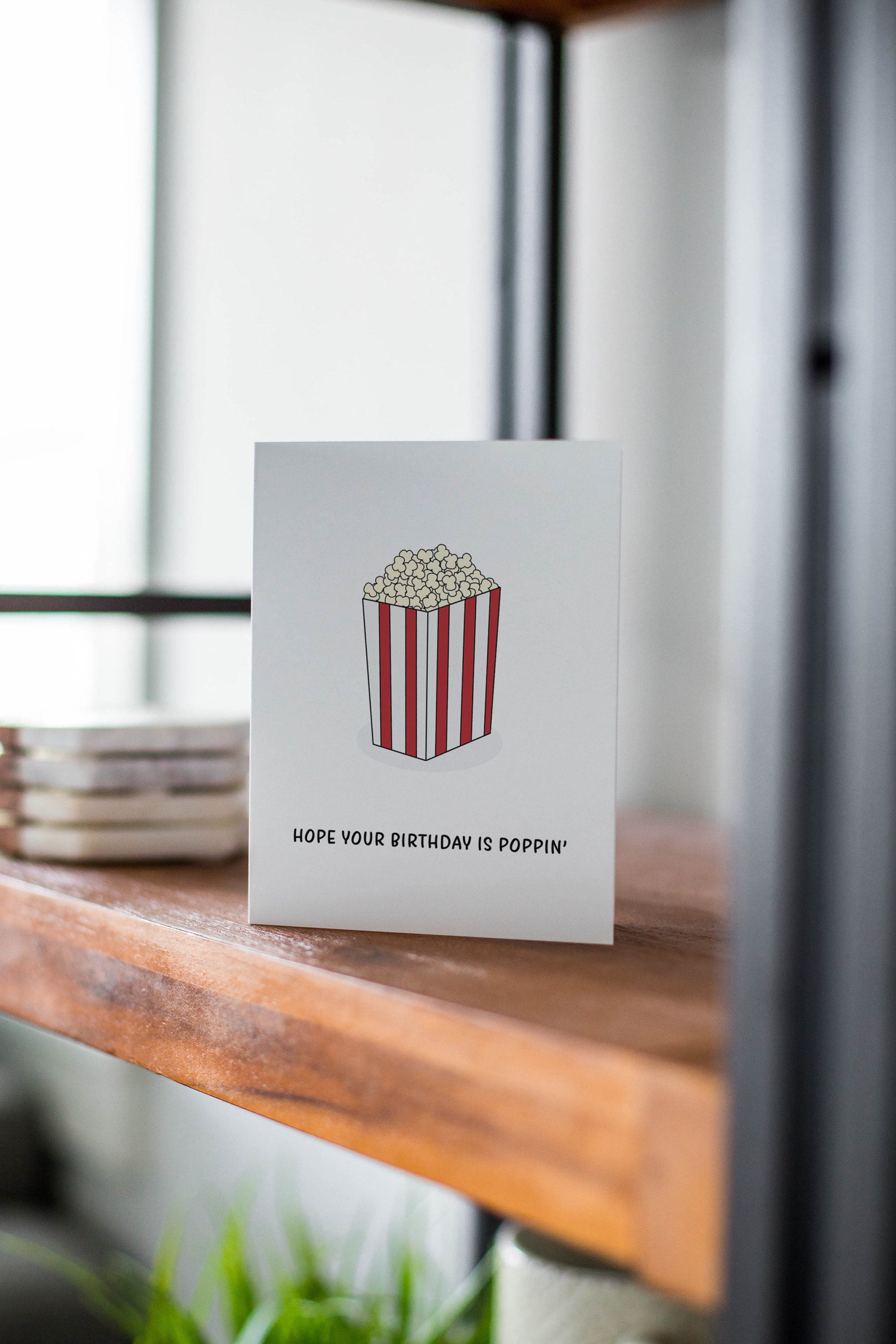 Funny Birthday Card for Popcorn Lover Popcorn Gift for Friend - Etsy Canada