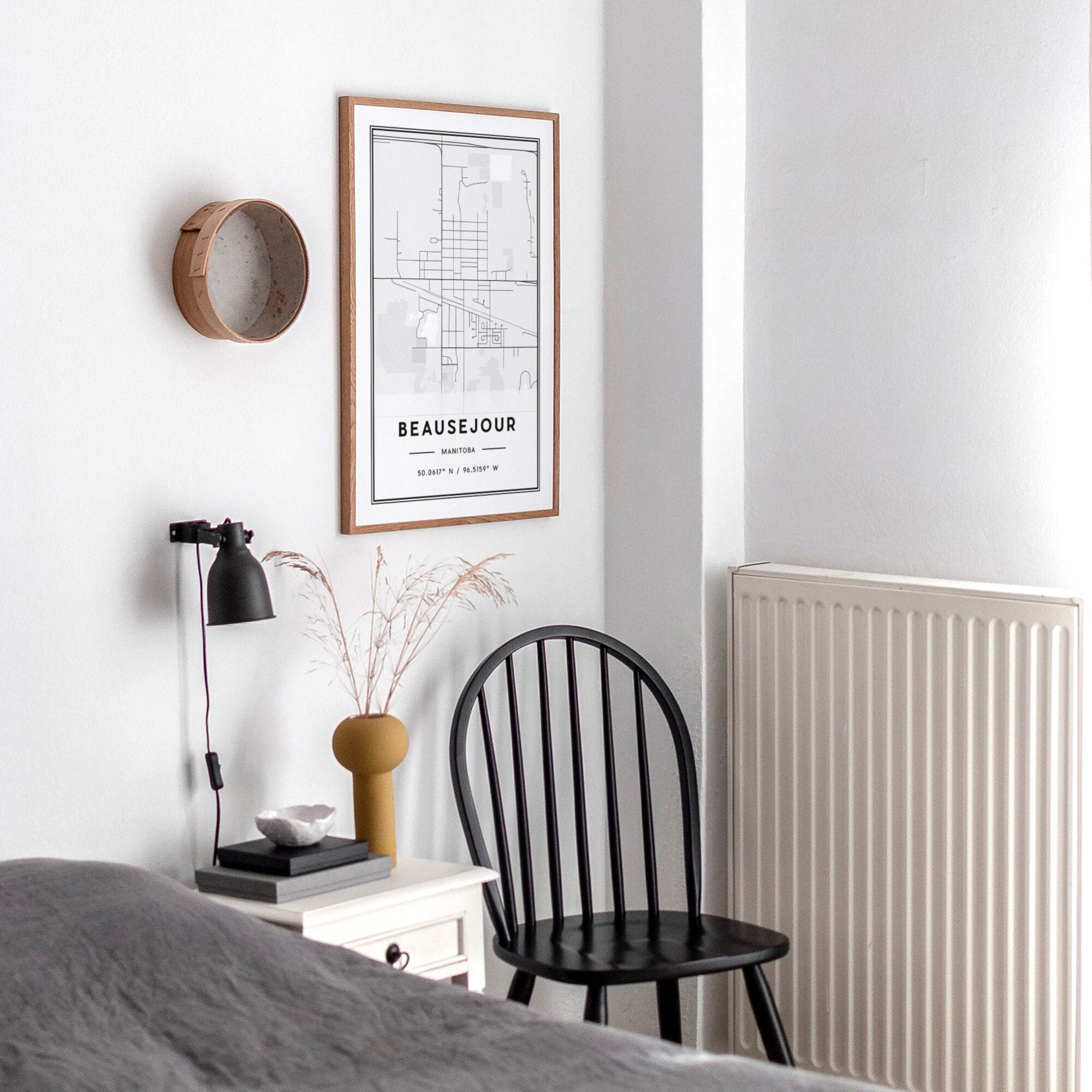 Beausejour Map Poster Print Modern Beausejour Street Map - Etsy UK